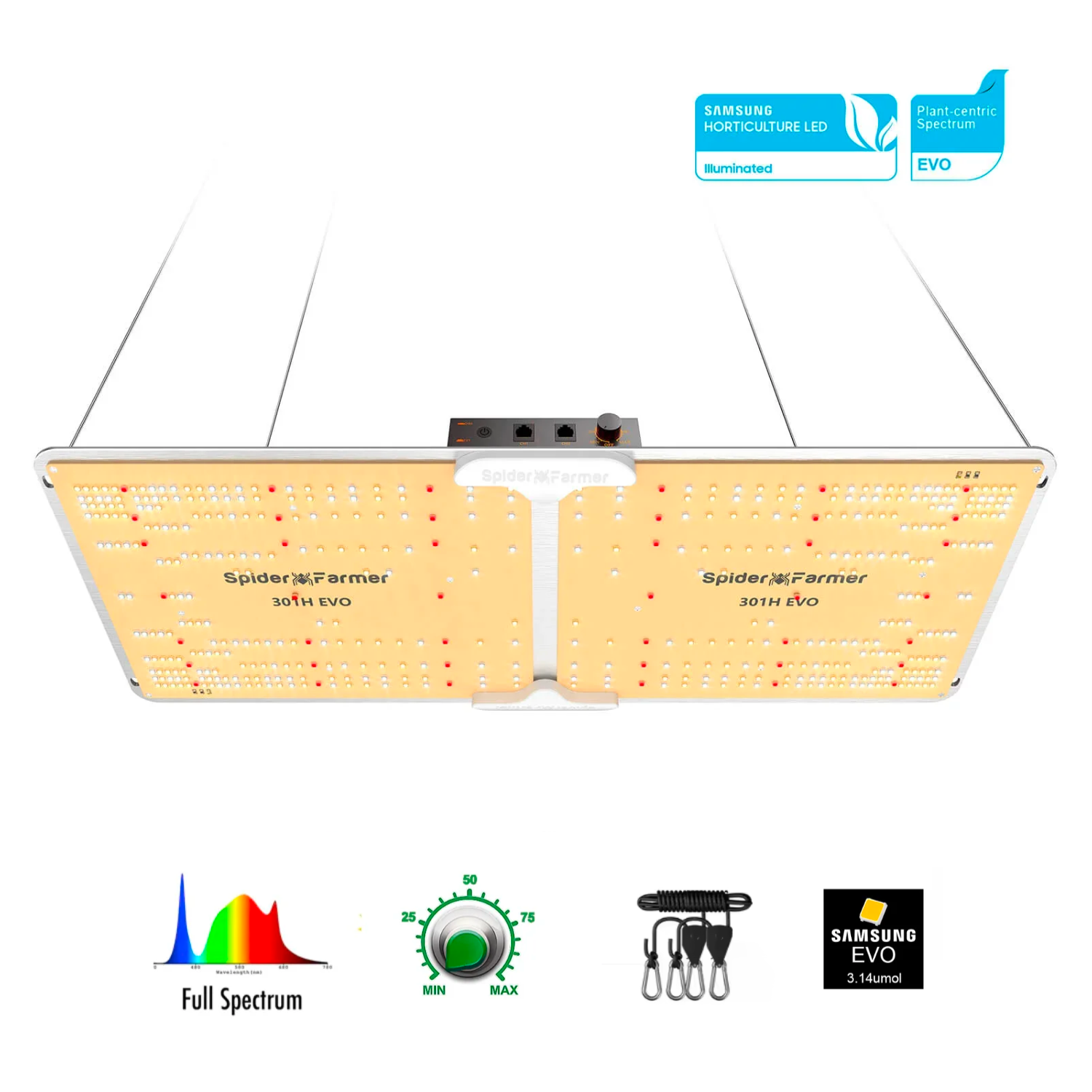 Spider Farmer SF2000 EVO LED Grow Light – ledgrowstore.co.uk